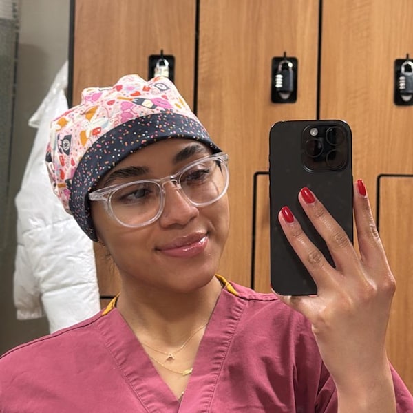 Scrub Hat by Kimkaps Surgical Hat Tie Back Scrub Cap Sale Bargain ...