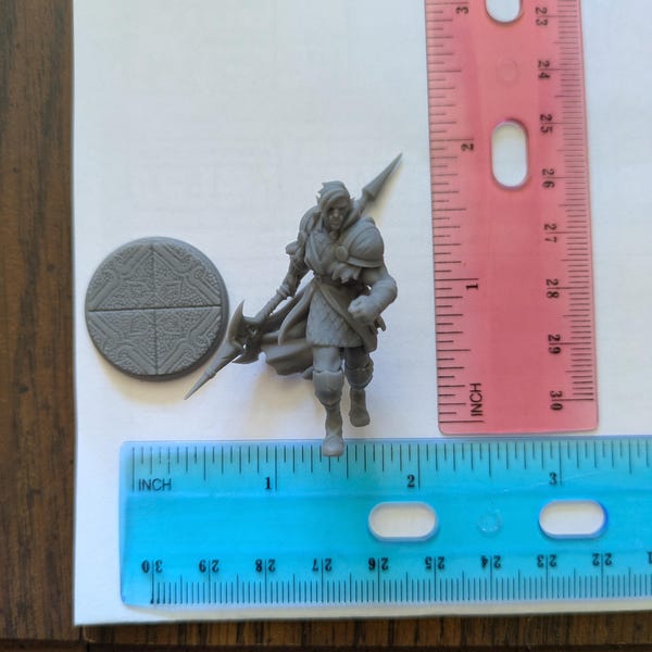 Apocalyptic Fist Fighter 32mm Dnd Miniature - Ethan Savage Studios - Etsy