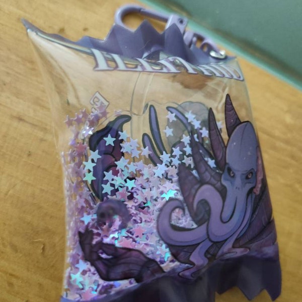 Stares at You Autistically One Sided Holographic Acrylic Keychain 6.5cm ...