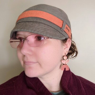 Checkerboard Translucent Tulip Drop/dangle Polymer Clay - Etsy