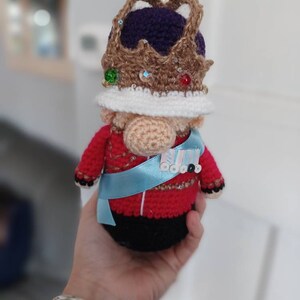 King Charles III Coronation Gnome Crochet Pattern Charles III - Etsy