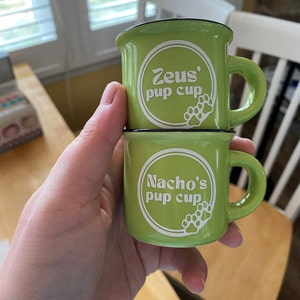 Reusable Pup Cup Custom Puppuccino Mug Dog Mom Gift 2oz - Etsy