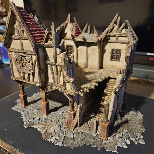 Castle Gate and Walls by Dark Realms Dnd Miniature Terrain for Dungeons ...