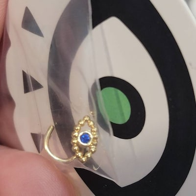 Evil Eye Nose Ring - Etsy