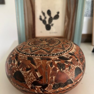 Small Rectangular Soapstone Sculpture With Faces Totem Carving Signed ...