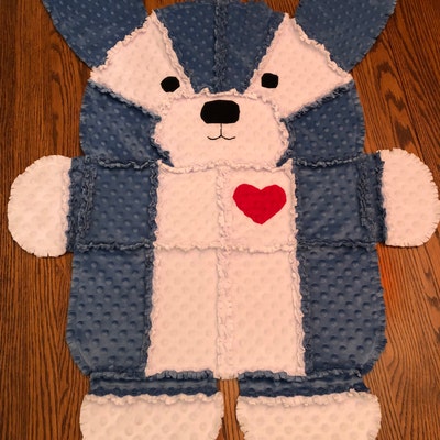 PDF Pattern for Puppy Shaped Rag Quilt-baby Quilt. - Etsy