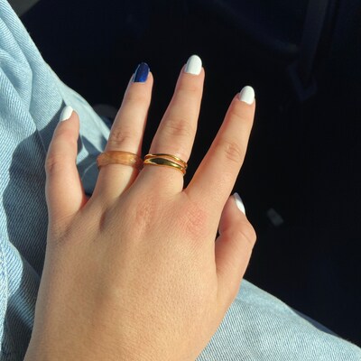 Set of 2: Duo Form Rings by Caitlyn Minimalist Minimalist Style ...