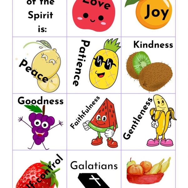 Armor of God Memory Verse Game: Ephesians 6 Printable (digital Download ...