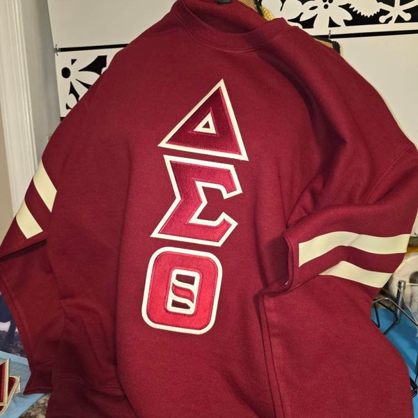 Greek Sorority 4 Inch Greek Letter Iron on Patches Delta Sigma Theta ...