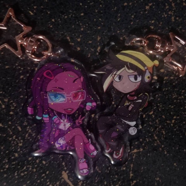 Fan Made | Double Sided Acrylic Keychains | Remi, Joni, DJ Bop, Azuki ...
