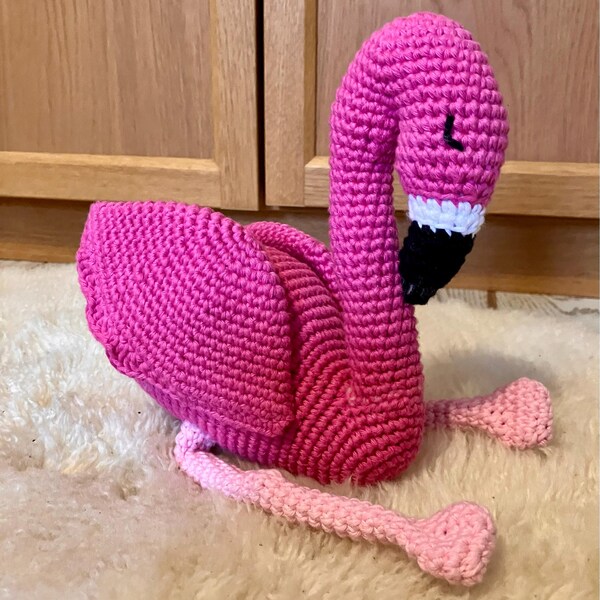 Flamingo Crochet Pattern, Easy to Follow Flamingo Amigurumi Pattern ...