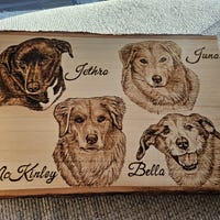 Personalized Family Tree Pyrography Plaque - Custom Wood Burning Art ...