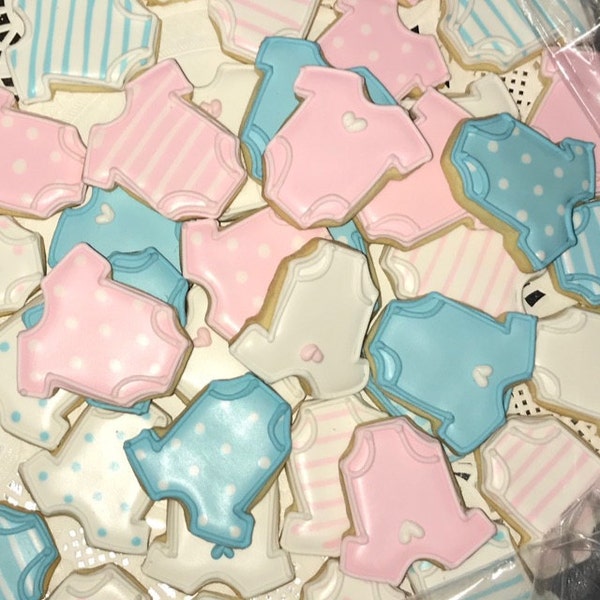 24 Mini Baby Shower Sugar Cookies! - Etsy