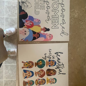 All Are Welcome Here Wall Art Social Justice Wall Art | Etsy