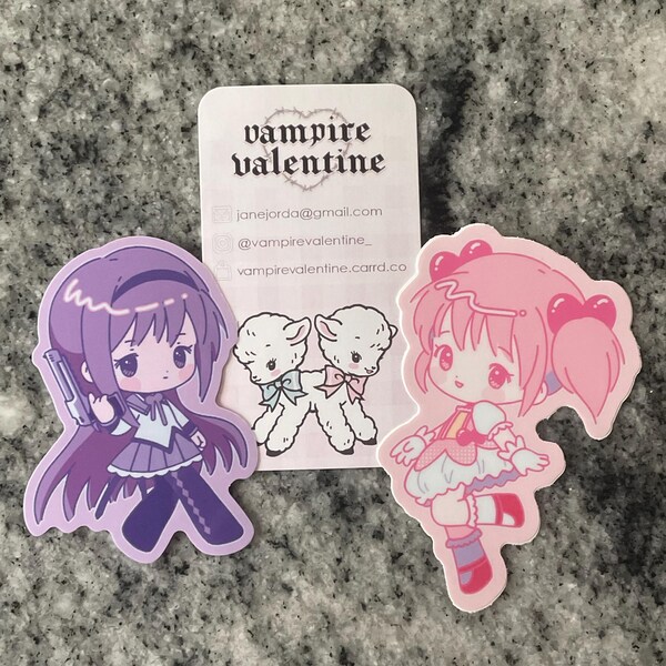 Puella Magia Reco Stickers | Magical Girls Anime Cute Colorful Art on ...