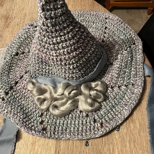 Starry Night Cowl Hood, Colorful Witchy Hoodie, Traveler Witches ...