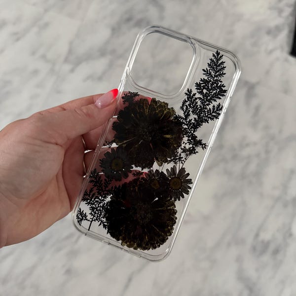 Real Flower, Pressed Dried Fruit, Floral Phone Case, iPhone 16,15,14,13 ...