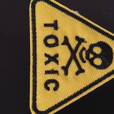 Punk Biker Patch, Iron/sew on Embroidery for Clothes, Skull, Big Jacket ...