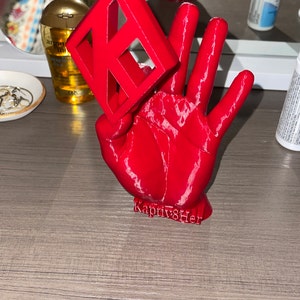 Personalized Kappa Alpha Psi Hand - Etsy