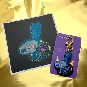 Black Rabbit White Rabbit Enamel Pin Lapel Pin Cloisonné | Etsy