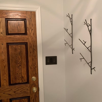 Triple Twig Wire Hook, Home Wall Hook, Farmhouse Wire Hook, Rustic Wire ...