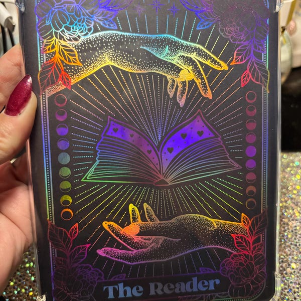 The Reader Tarot Card Kindle Paperwhite Clear Case Insert - Etsy