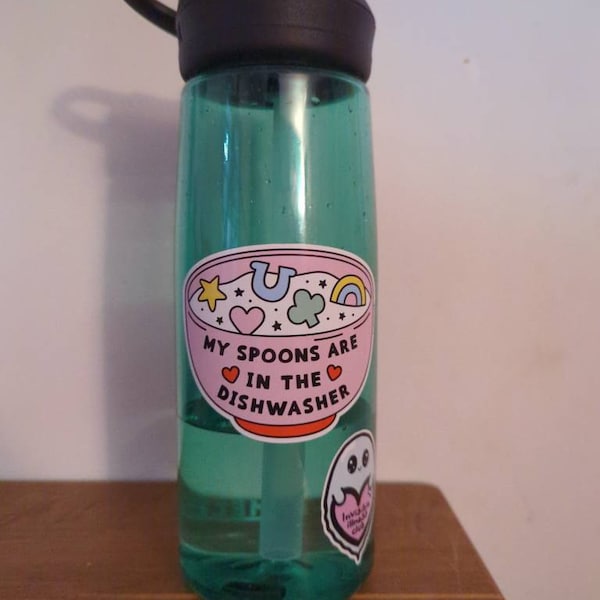 My Spoons Are in the Dishwasher Vinyl Sticker – Spoonie Life Decal ...