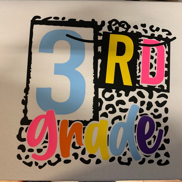 3rd Grade Svg, Third Grade Design, Teacher Svg, Back to School Svg ...