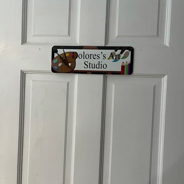 Personalized Art Sign, Gift for Artists, Sign for Art Room, Artists ...