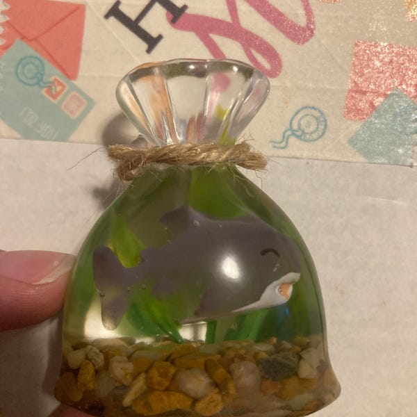 Tiny Handmade Resin Bagged Capybara Figurine | Kawaii Paperweight ...