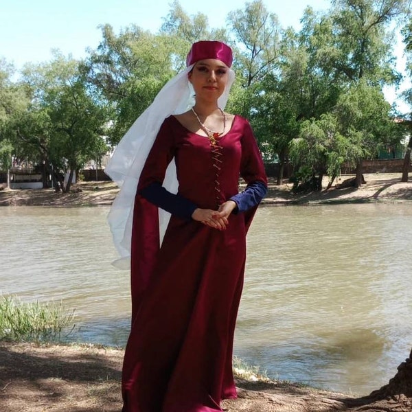 Medieval Cotehardie Style Dress Sewing Pattern | Fantasy Fairy Wedding ...