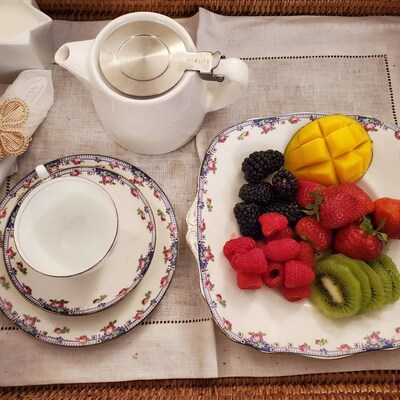 SPODE GEISHA BREAD Plates Set of 5 - Etsy