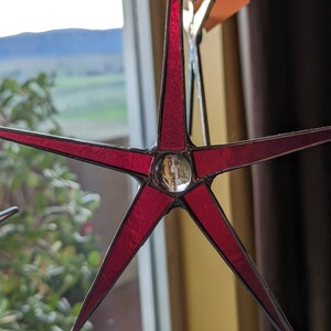 Robin Egg Blue Star 8 Inch Stained Glass Star - Etsy