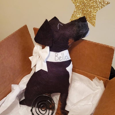 Pug Dog Christmas Tree Topper // Dog Tree Topper // Pug - Etsy
