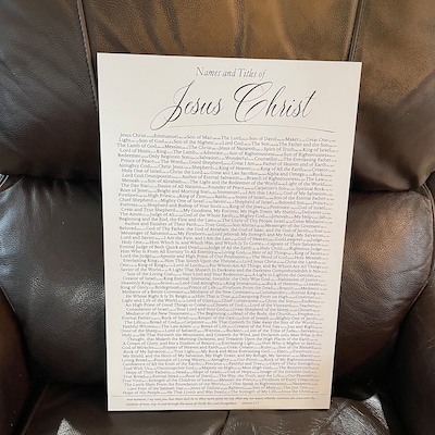 Names and Titles of Jesus Christ Over 250 Names and Titles Instant ...