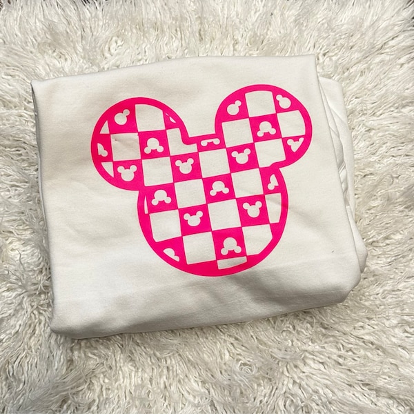 Checkered Retro Mouse -SVG - PNG - Etsy