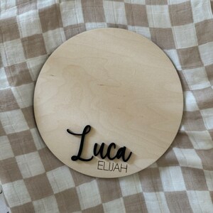 Birth Stats Announcement Sign Engraved Birth Stats Baby Name - Etsy