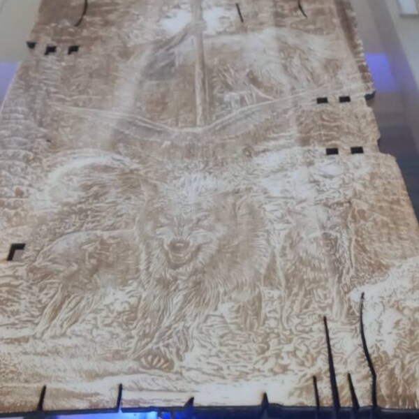 Digital Laser Cut File Tiger Laser-ready-file-glowforge Fiber Laser ...