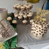 New Eucalyptus With Gold Foil Accents Wrappers , Rustic Cupcake ...