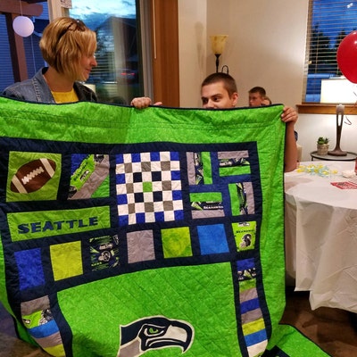 Team Spirit Team Qult Applique Tutorial Sports Quilt Applique Quilt ...