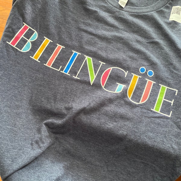 Bilingüe / Bilingual Latino Pride Colorful Unisex T-shirt | Cute ...