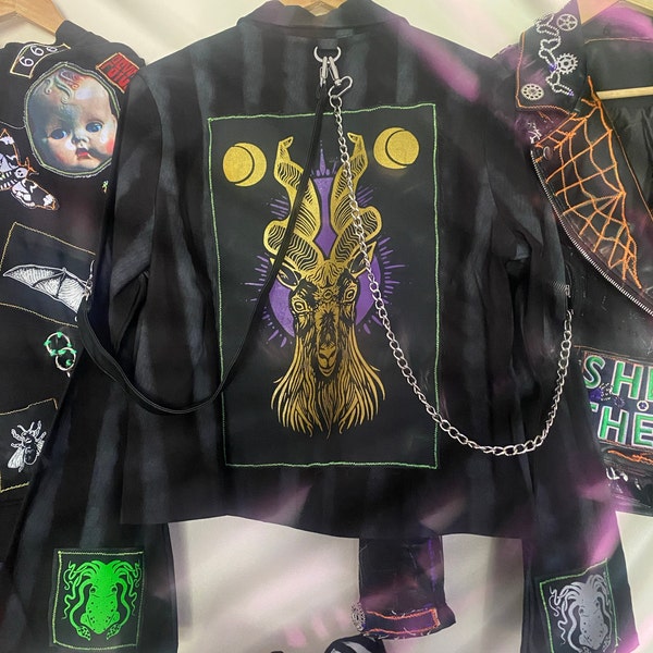 The Kraken- Silver Screen Print Fabric Patch 8x8cm- Squid Lover Gift ...