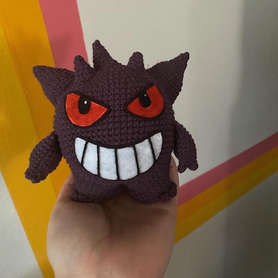CROCHET PATTERN Gengar Amigurumi Pokemon PDF File English, French - Etsy