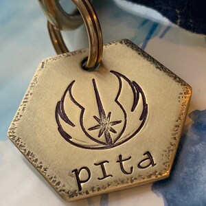 Dog Tag Dog Tags for Dogs Dog Tags Pet Id Tag Full Moon | Etsy