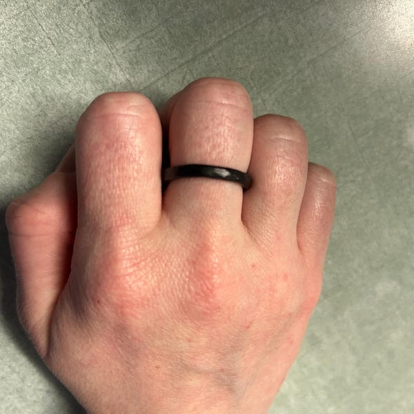 Rustic Minimalistic Viking Forged Iron Ring Norse Jewelry - Etsy