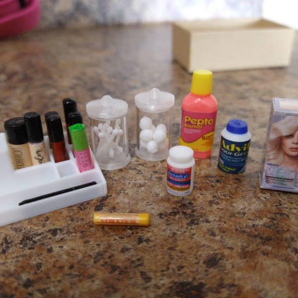 Miniature 1:6 Cooking Oils Mini Olive Oil Miniature Cooking Dollhouse ...