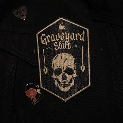 Embroidered Graveyard Shift Patch - Etsy