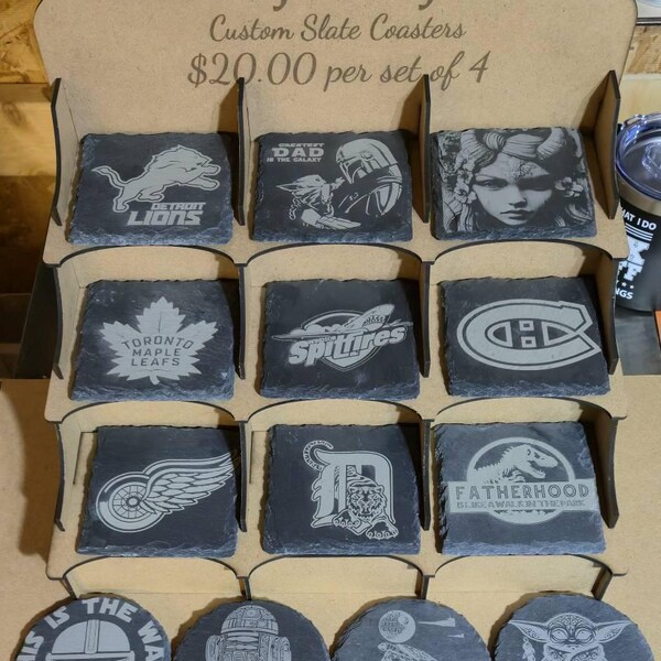 Retail Counter Display Stand - Car Coasters or Anything 3 Inch Wide ...