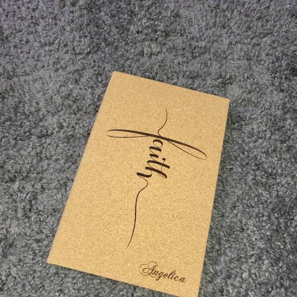 Faith Journal With Cross - Custom Prayer Journal, Personalized Goal ...