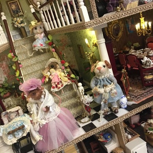 Queen Mouse Needle Felt Mouse Dolls House Cake Topper - Etsy